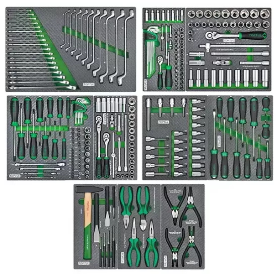 Количка за инструменти - Професионална - 7 отделения - 5 оборудвани ...